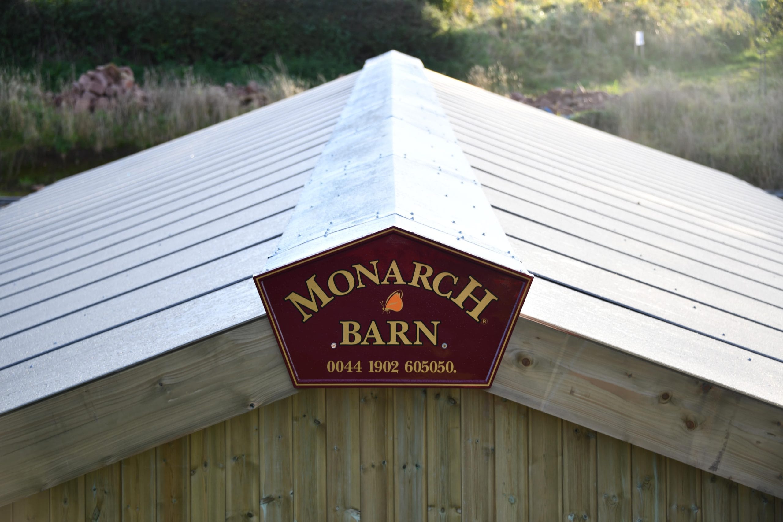 What are the roof options on your Monarch Barn? | Monarch Equestrian